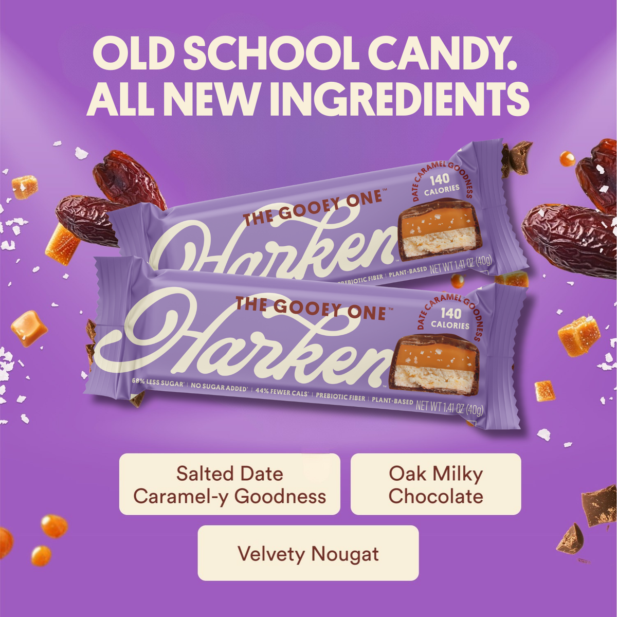 Harken Sweets as seen on GMA! Old School Candy. All New Ingredients.