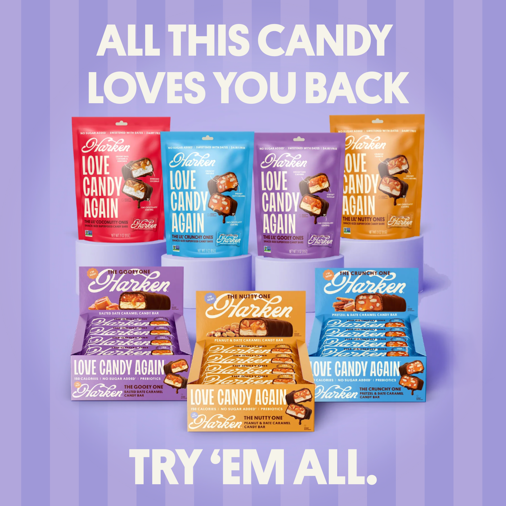 THE GOOEY ONE: Salted Date Caramel & Oat Chocolate Candy Bar (12 Count ...