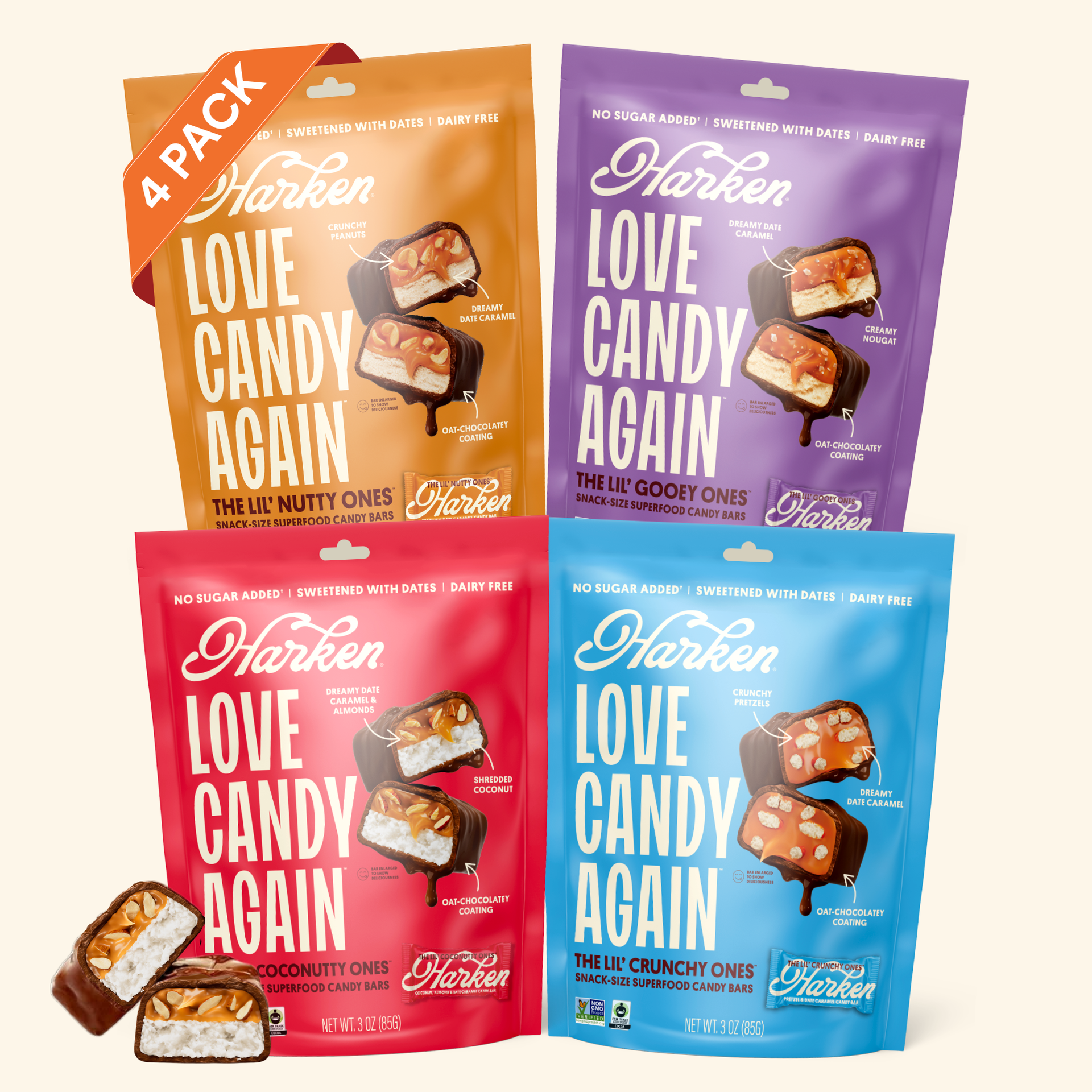 Harken Sweets | Candy Bars | Taste Great, Better For You