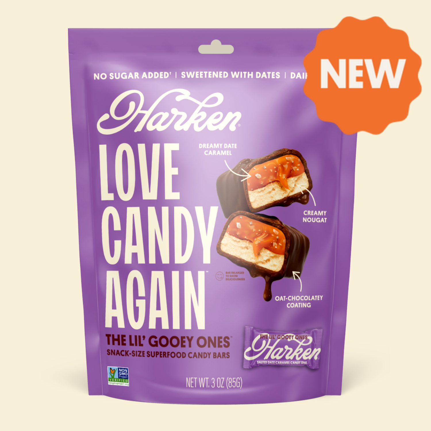 Harken Sweets as seen on GMA! Old School Candy. All New Ingredients.